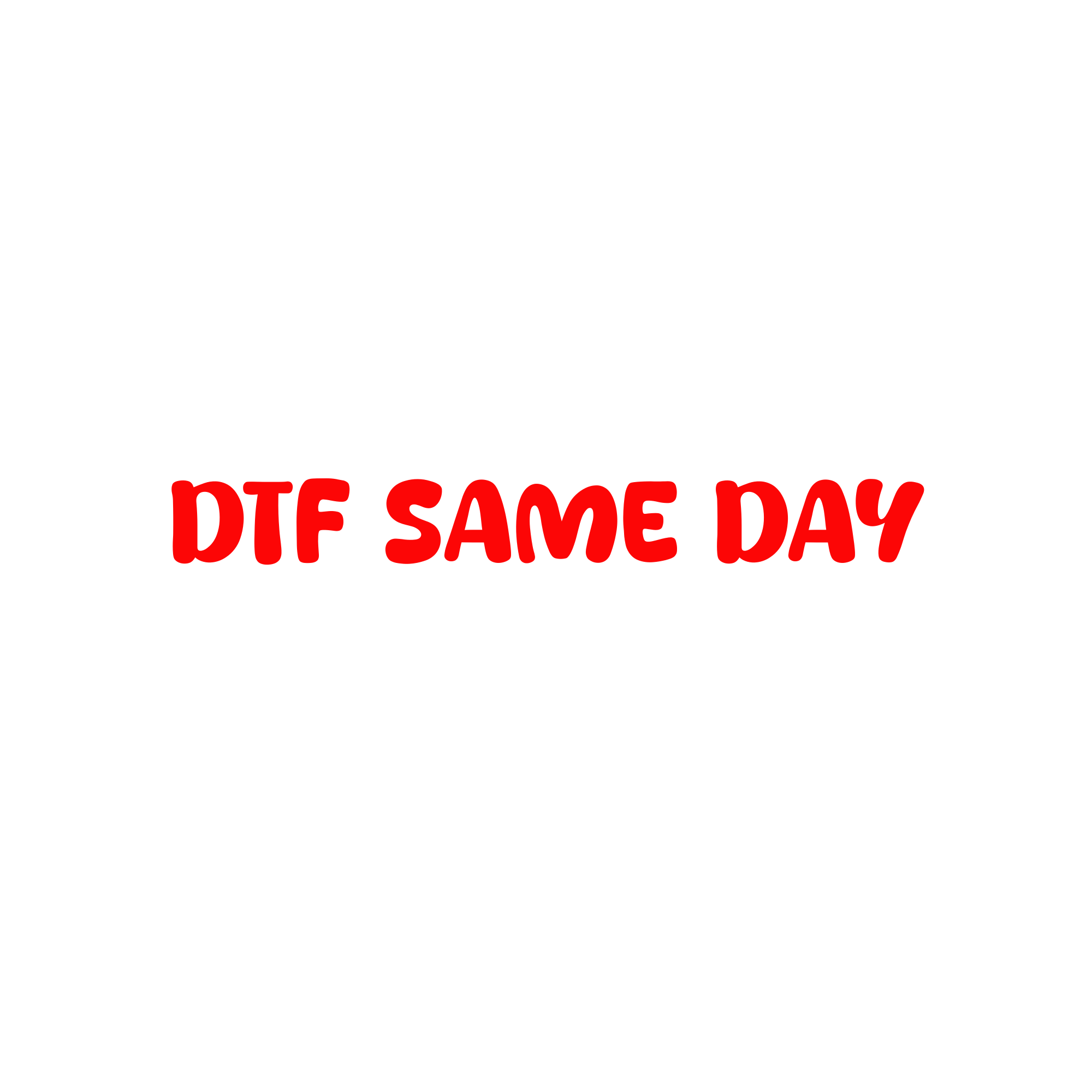 DTF SAME DAY PICKUP FEE – Shell Print Shop